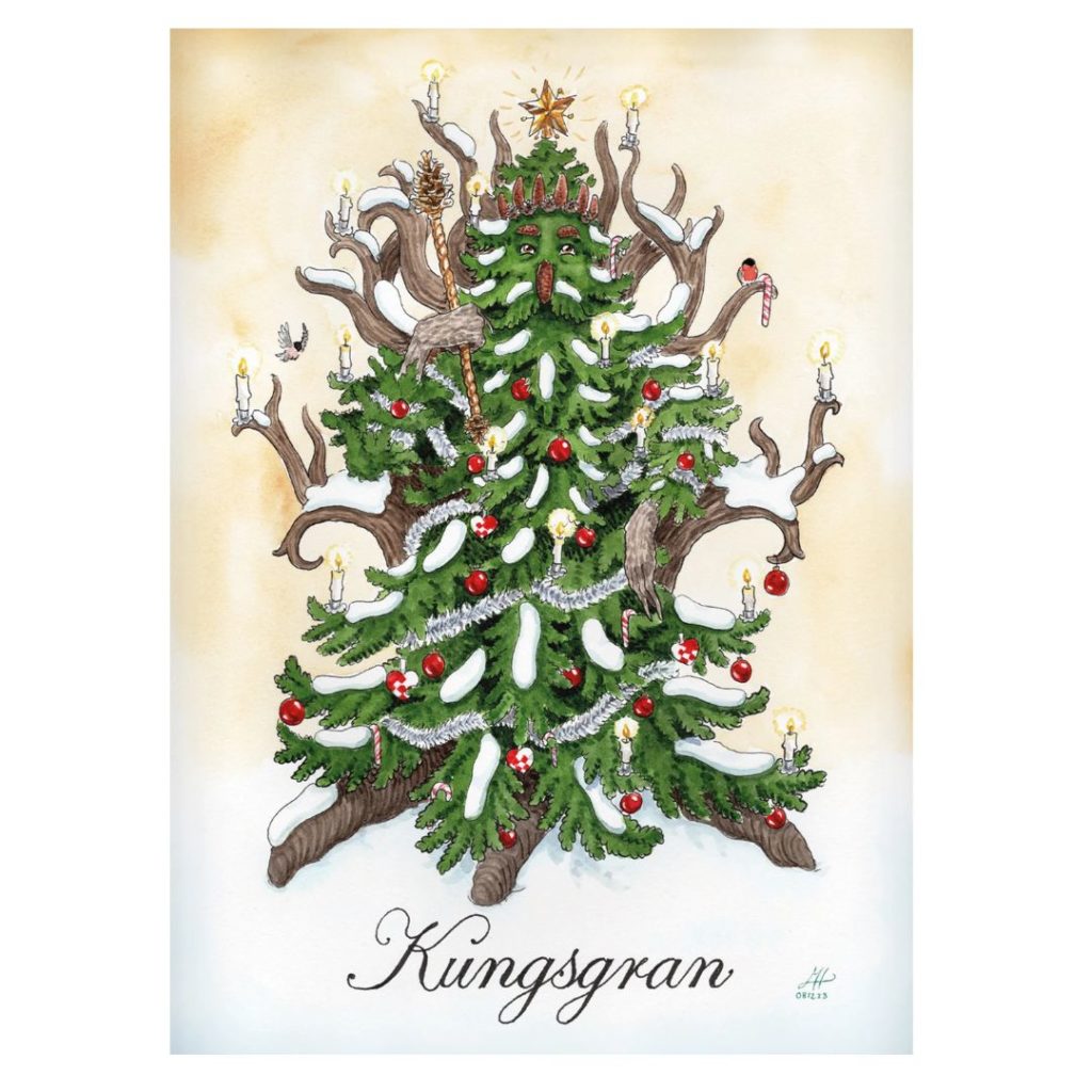 Julkort - Kungsgran - perfekt att ge bort | Kamixa.se